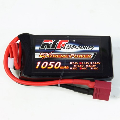 Giant Power RTF 1050mAh 3S 11.1V 65C Lipo Battery for RC Models - FREE ...