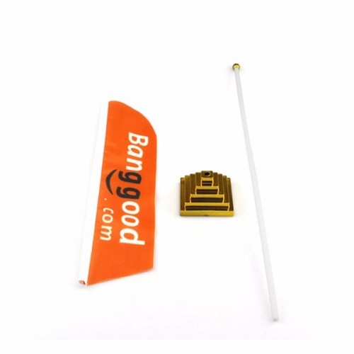5PCS DQ-001 Indoor FPV Racing RC Drone Mini Flag Set with Banggood Logo ...