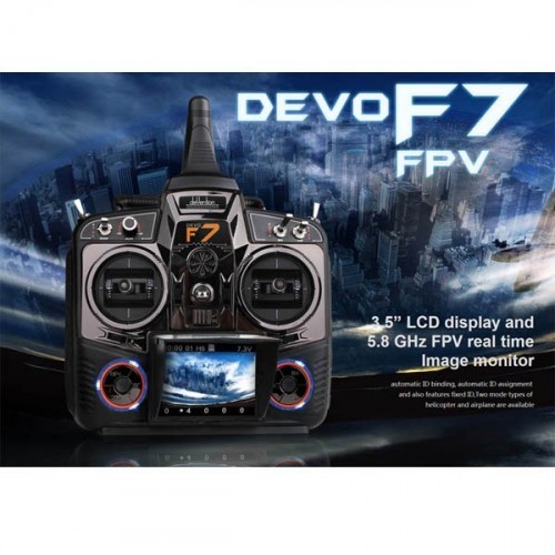 Walkera Devo F7 7 Channel 5.8GHz LCD Display FPV Transmitter - FREE ...