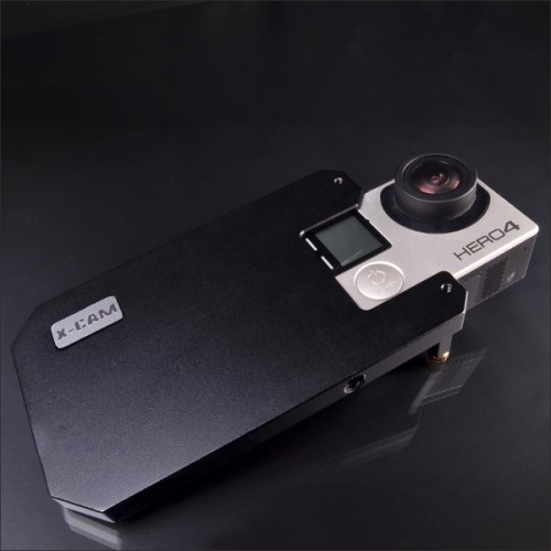 X-CAM Anti Shake Gimbal Clamp Mount Plate Adapter for Gopro Hawkeye ...