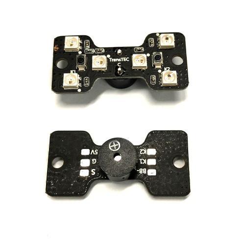 8 Pcs 8 LED Strip Light MUC Controller Board & Tail LED Light with Loud ...