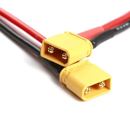 Amass XT30U XT30 Plug Male Female w/ 70mm 18AWG Silicone Wire For RC Drone FPV Racing Multi ...
