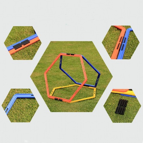 Hexagon Ring Round Track Practice Racing Obstacle Crossing Through Door ...