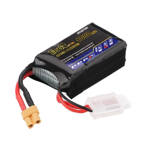 Tiger Power 11.1V 1000mAh 75C 3S XT30 Plug Lipo Battery for RC Model - FREE Delivery Available