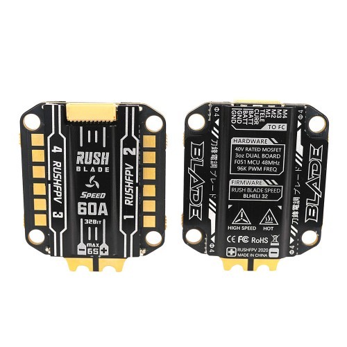 30.5*30.5mm RUSH BLADE SPEED Edition 60A F051 48MHz 96K PWM 3S~6S ...