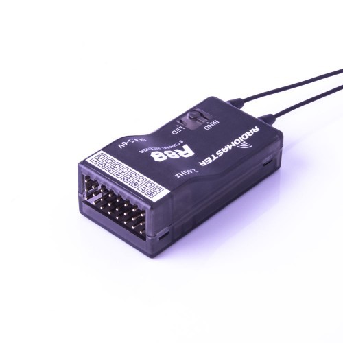 RadioMaster R88 2.4GHz 8CH Over 1KM PWM Nano Receiver Compatible FrSky ...