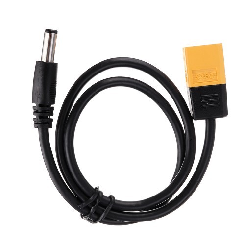 2Pcs EUHOBBY XT60 Bullet Connector to Male DC5521 DC5525 Cable for T12 ...